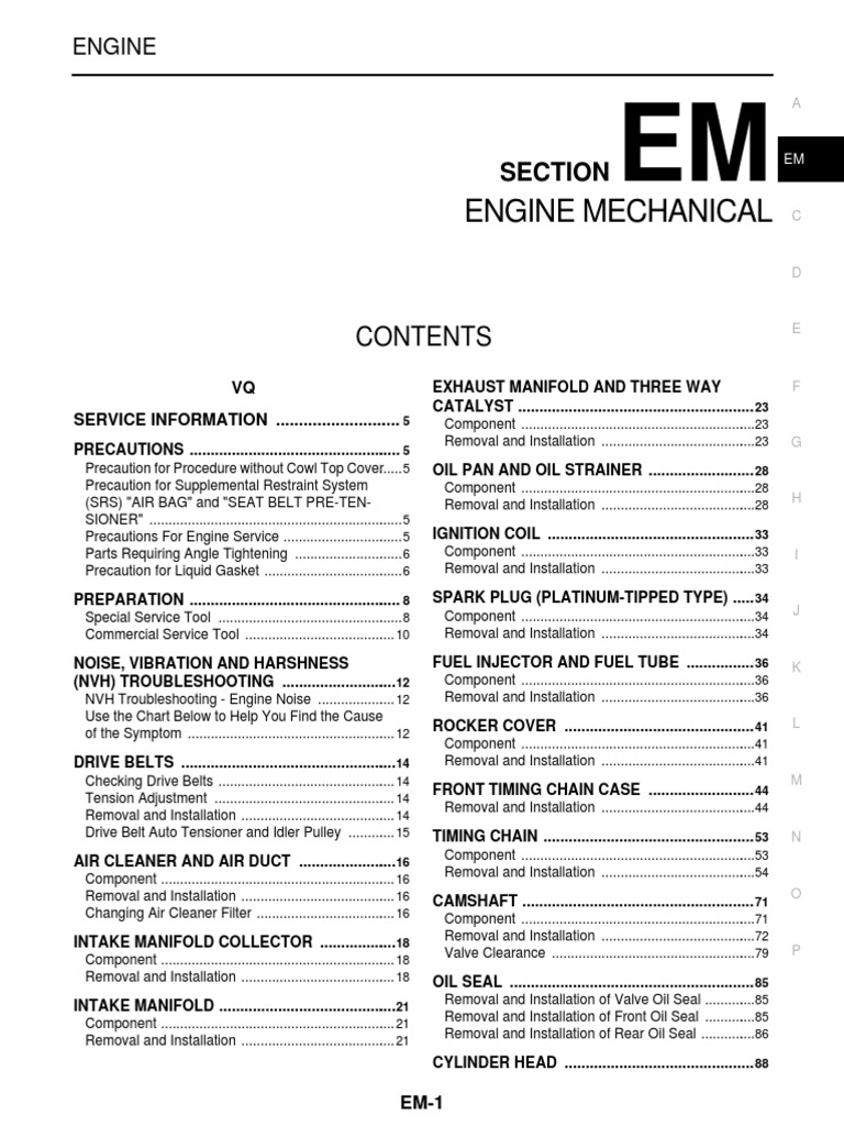 Engine V9X Navara | PDF | Airbag | Belt (Mechanical)