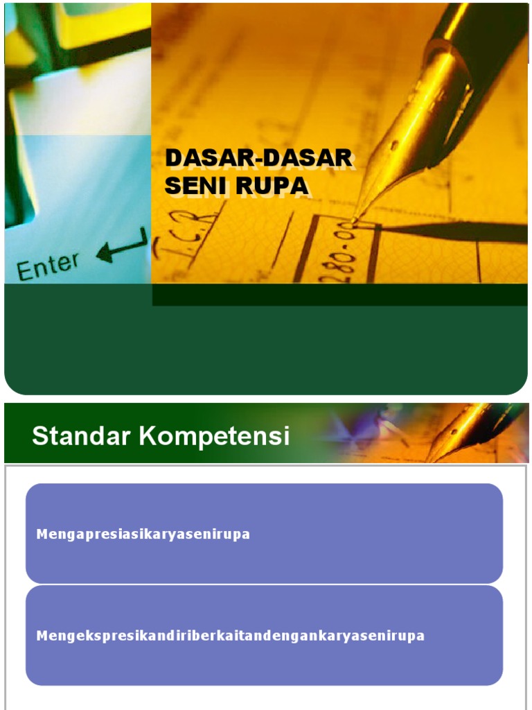 Dasar Dasar Seni Rupa 1 | PDF