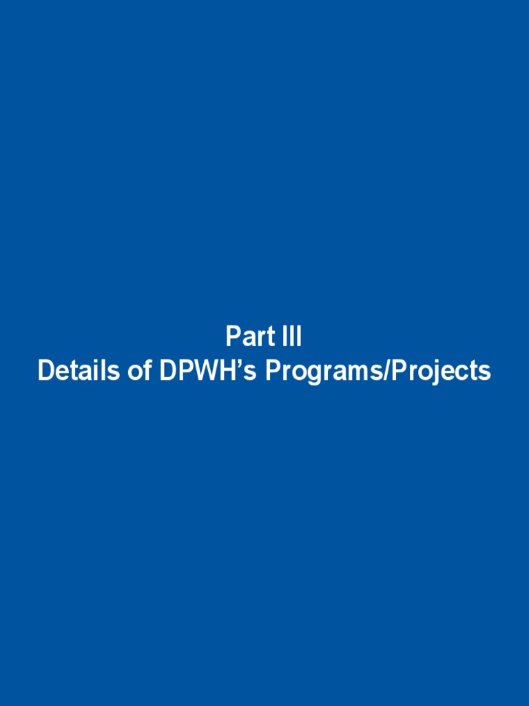 Details of DPWH PDF | PDF