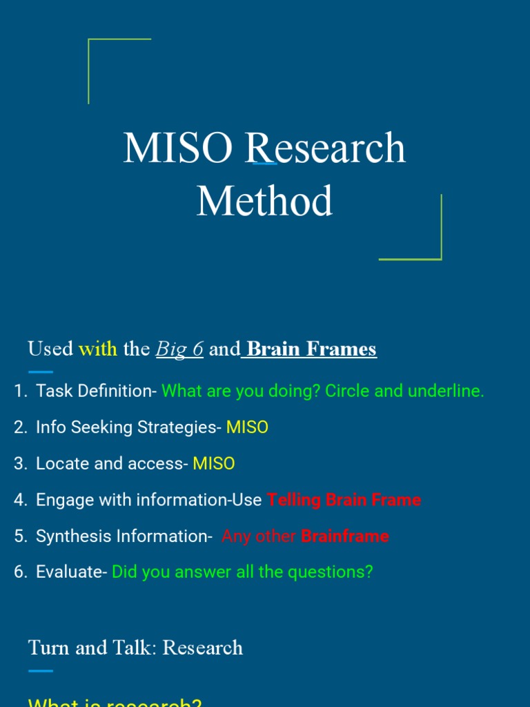 MISO Reasearch Method | PDF | Interview | Internet