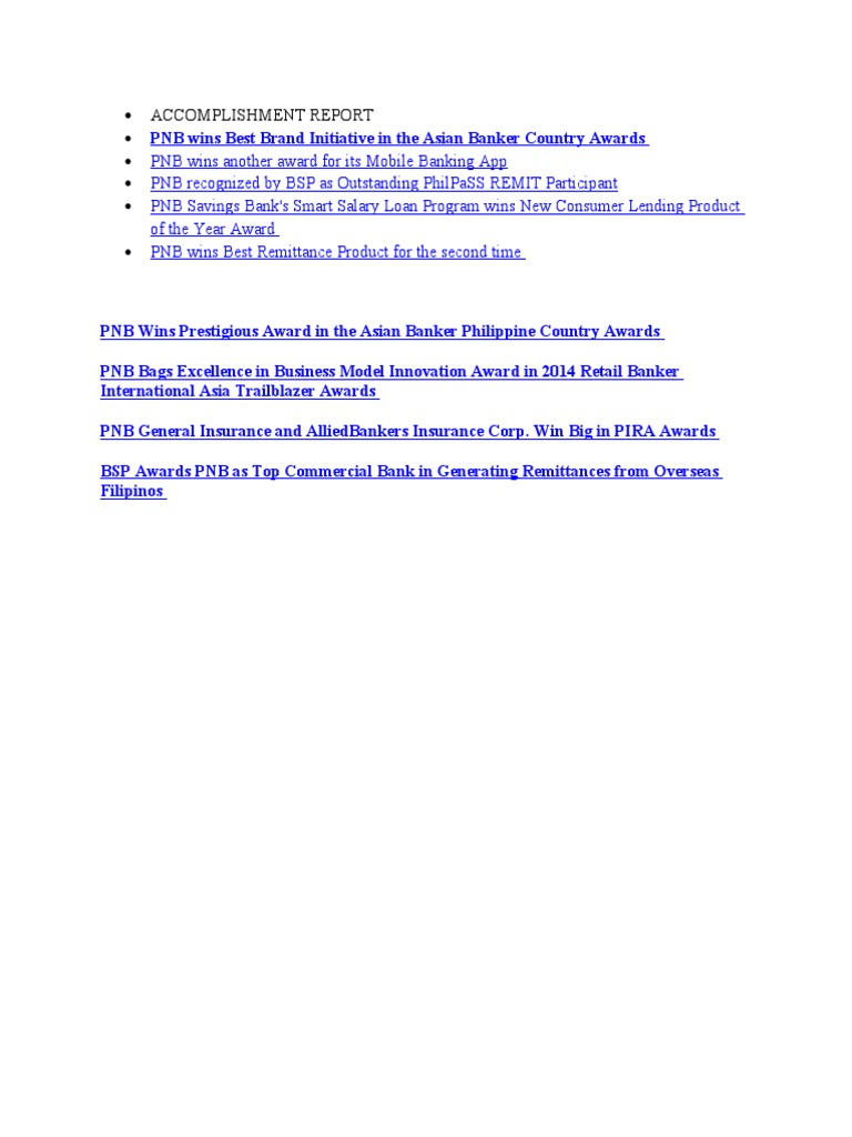 Accomplishment Report | PDF