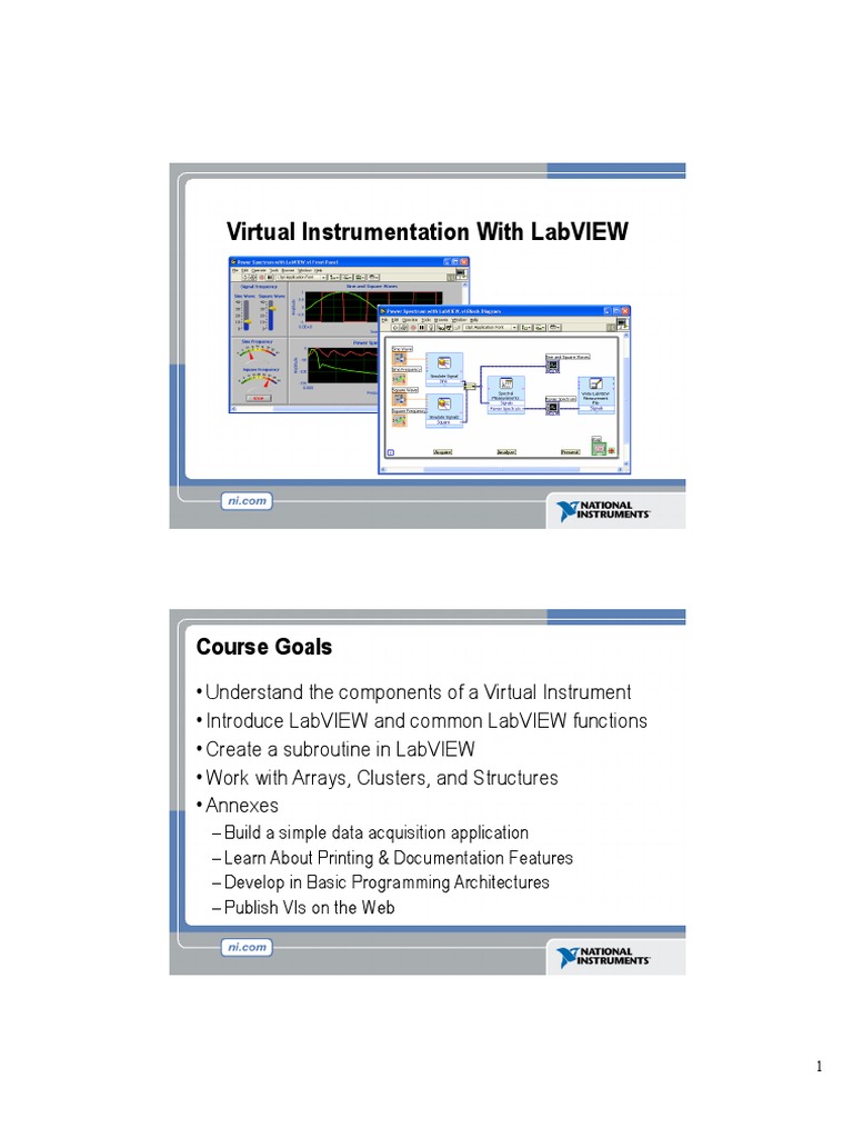 Labview Introduction - 2019-2020 | PDF | Data Acquisition | String ...