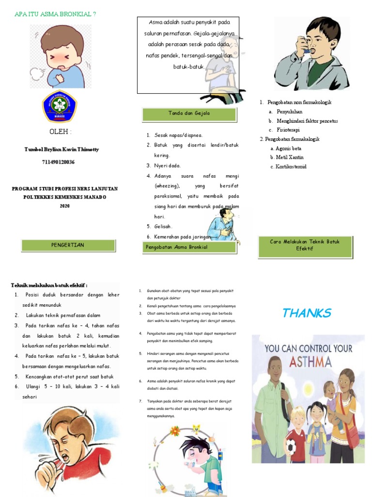 Leaflet Asma Bronkial | PDF