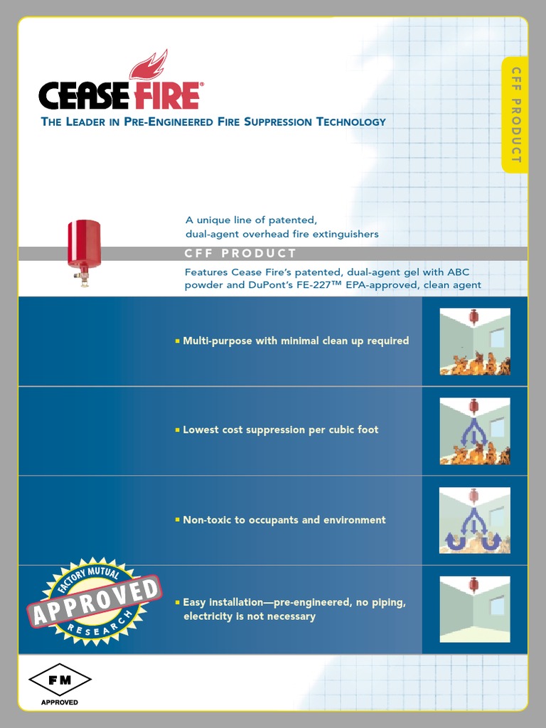 CeaseFire - Clean Agent Brochure | PDF | Nature