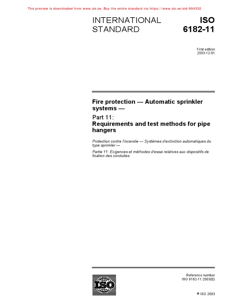 Iso 6182 11 en PDF | PDF | International Organization For ...