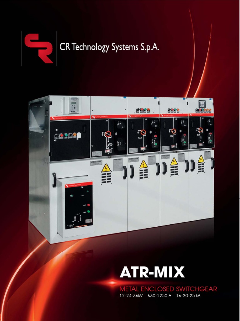 Atr-Mix: Metal Enclosed Switchgear | PDF | Fuse (Electrical) | Switch