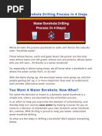 Borehole Completion Report | PDF | Borehole | Casing (Borehole)