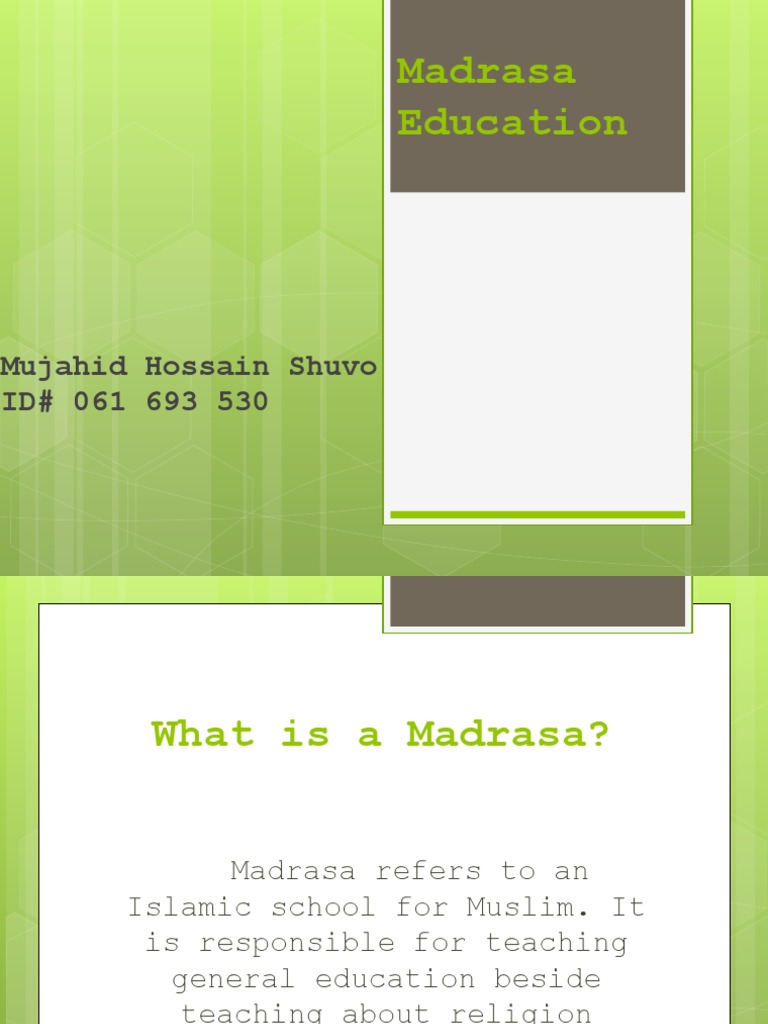 Madrasa Education System | PDF | Bangladesh | Cognition