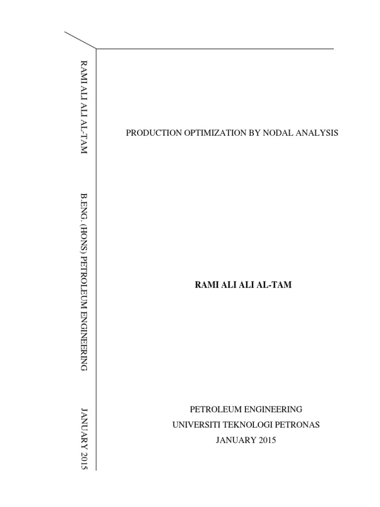 Nodal Analysis for Gas Production Optimization | PDF | Petroleum ...