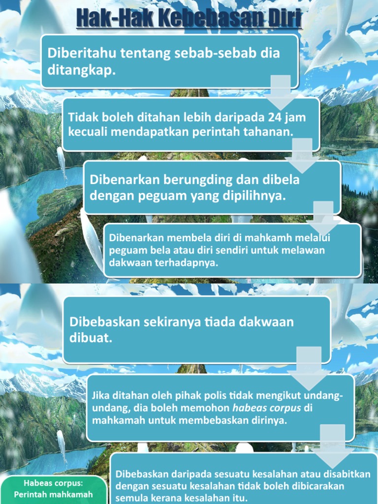 Hak-Hak&Sekatan Kebebasan Diri | PDF