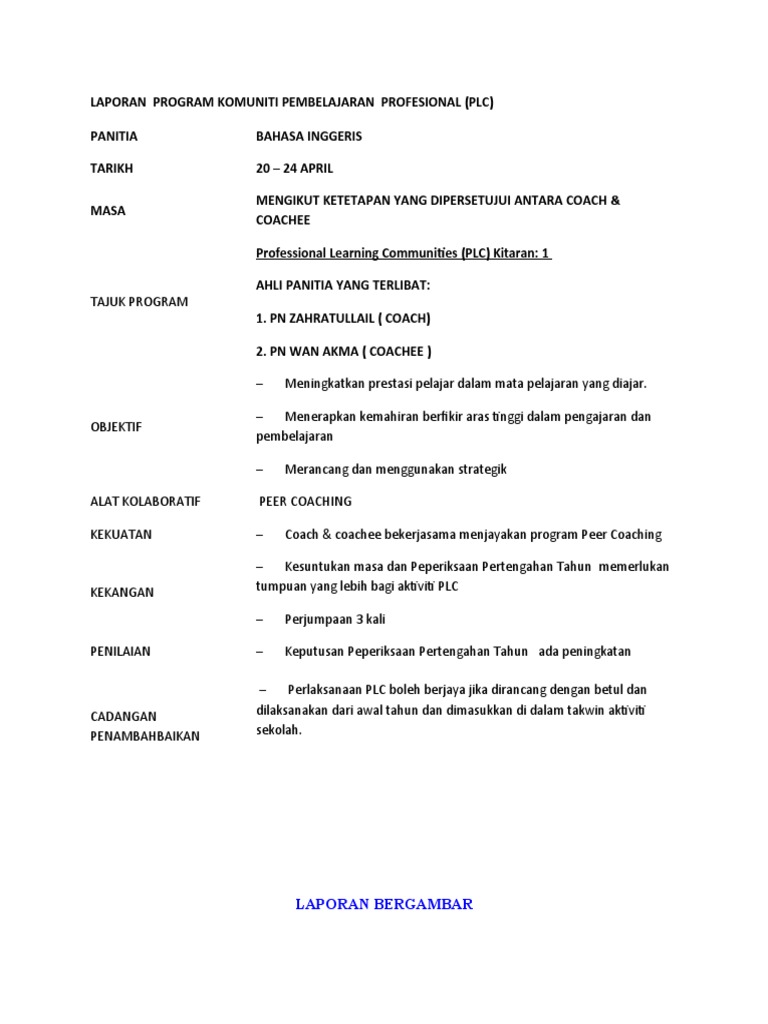 Contoh Laporan PLC | PDF