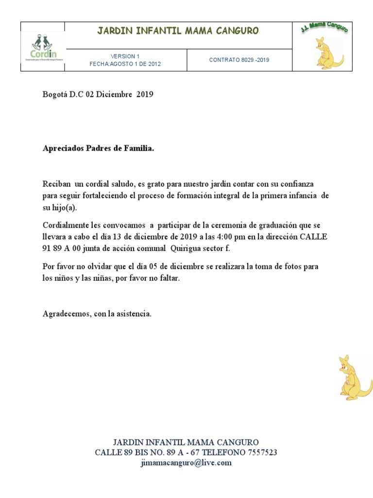 Ejemplo de Redacción de Una Circular | PDF