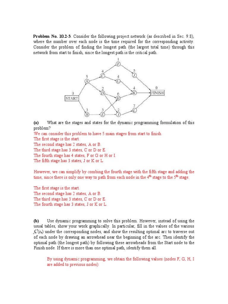 OR2 - Student Solutions | PDF | Dynamic Programming | Discrete Mathematics