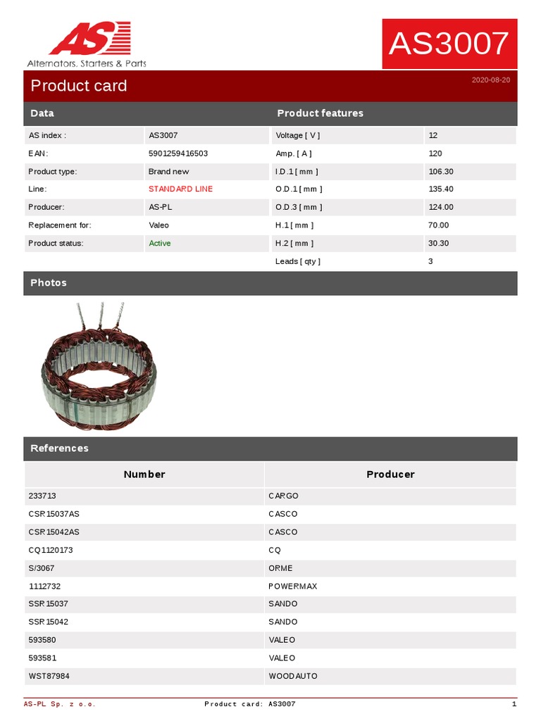 AS3007 | PDF | Business