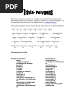 Greek Prefixes for Polygon Names | PDF | Euclidean Plane Geometry ...
