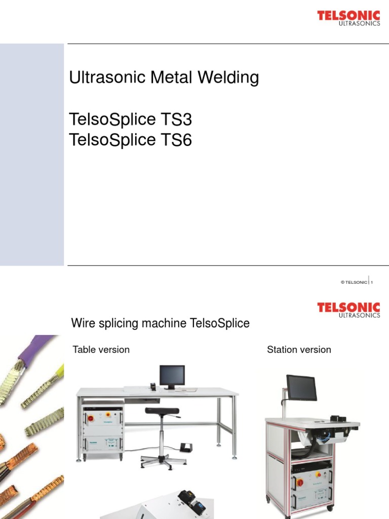 PRESENTATION TelsoSplice-E - 130925 PDF | PDF | Transmission Control ...