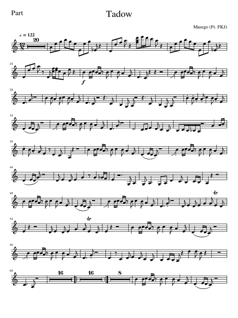 Tadow-Masego - Violin-Part | PDF