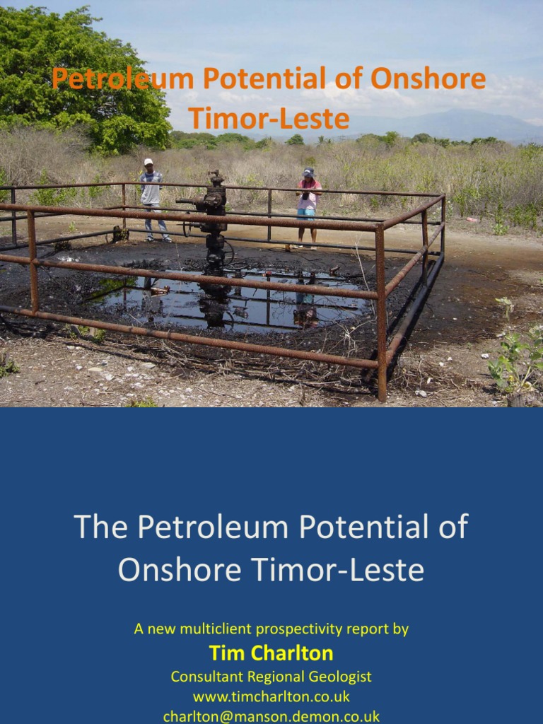 Petroleum Potential of Onshore Timor Leste (2016) | PDF | East Timor ...