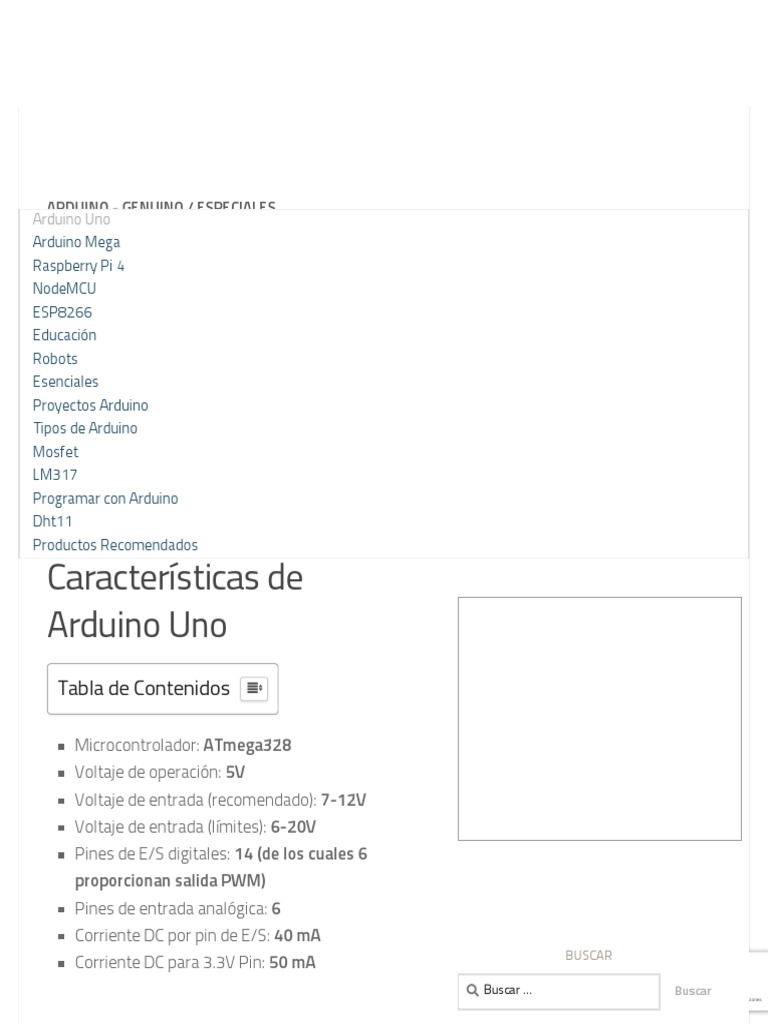 Arduino Uno R3, Qué Es, Características, Precio, Programación PDF | PDF ...