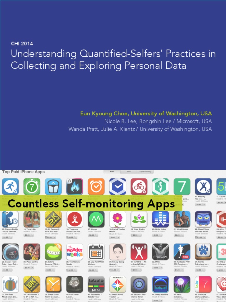 01 Understanding Quantified Selfers PDF | PDF | Visualization (Graphics ...