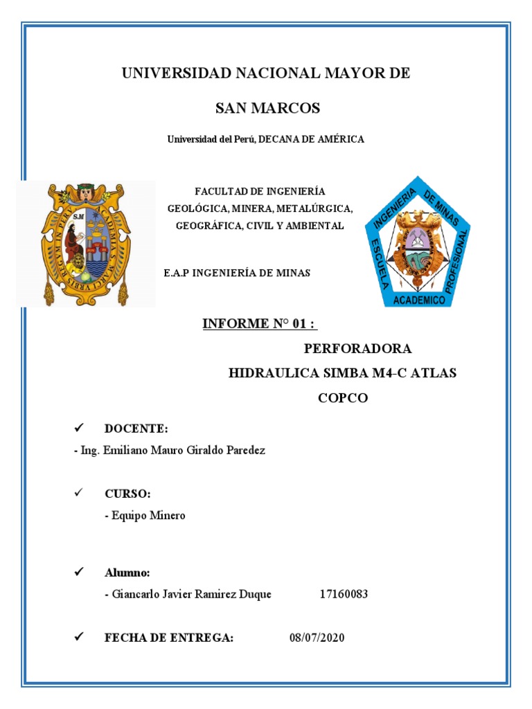 Simba M4-C | PDF | Perú | Hidráulica