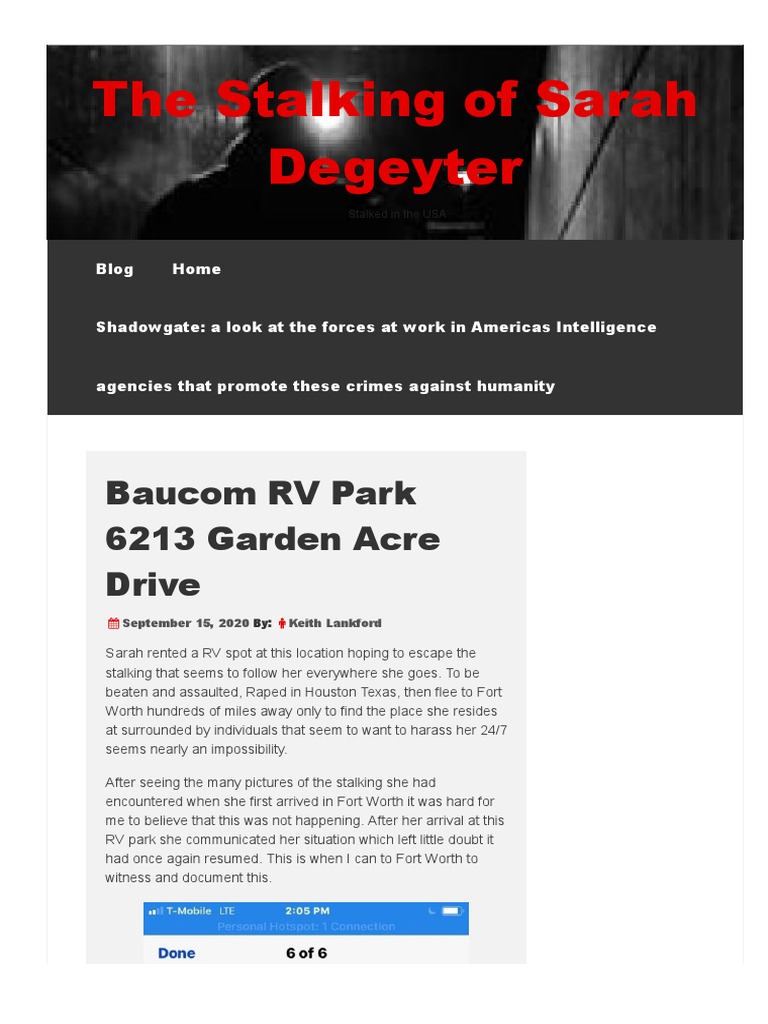 WWW Thestalkingofsarahdegeyter Com 2020-09-15 Baucom RV Park 6213 ...