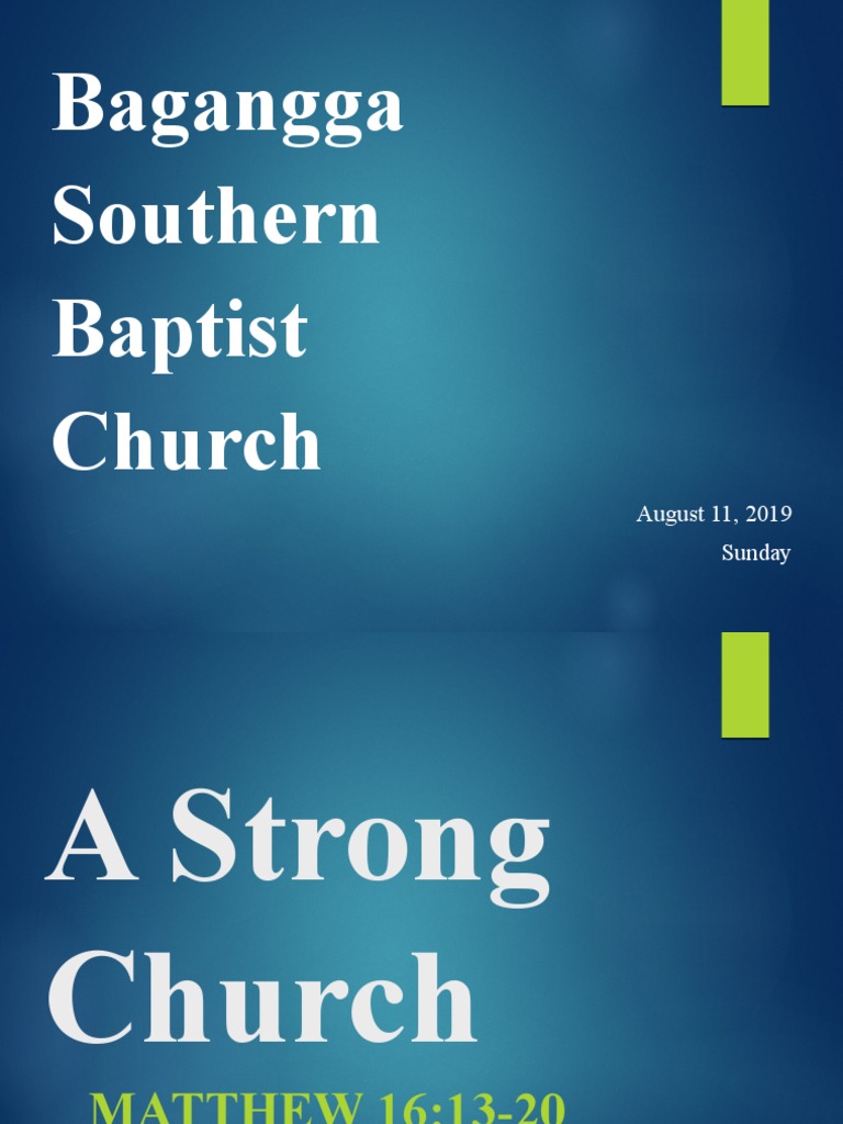 Characteristics of a Strong Church | PDF | Politics
