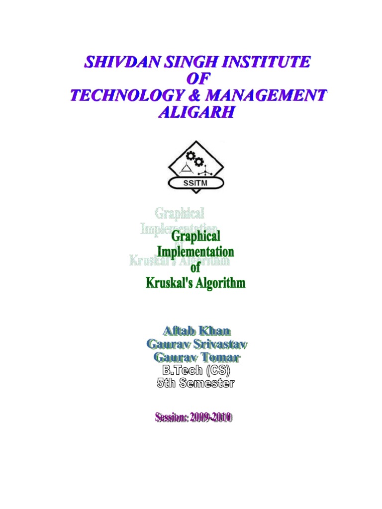 Kruskal Pdf Graph Theory Applied Mathematics