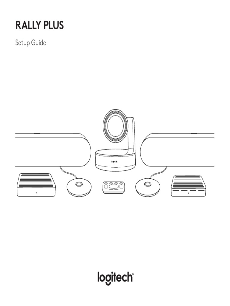 Users Manual Logitech Rally | PDF | Remote Control | Videotelephony