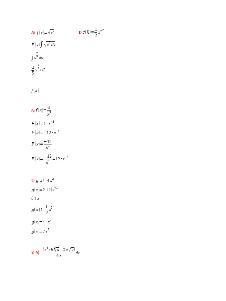 Calculus Integrals and Functions Explained | PDF | Teaching Methods & Materials