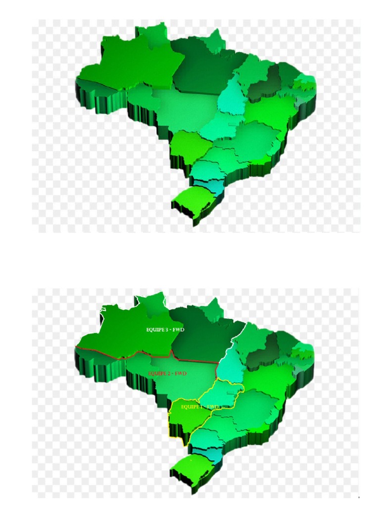Mapa Do Brasil 3d | PDF