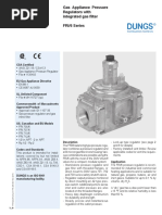 Dungs FRS Gas Regulator Manual | PDF | Mechanical Engineering | Gas ...