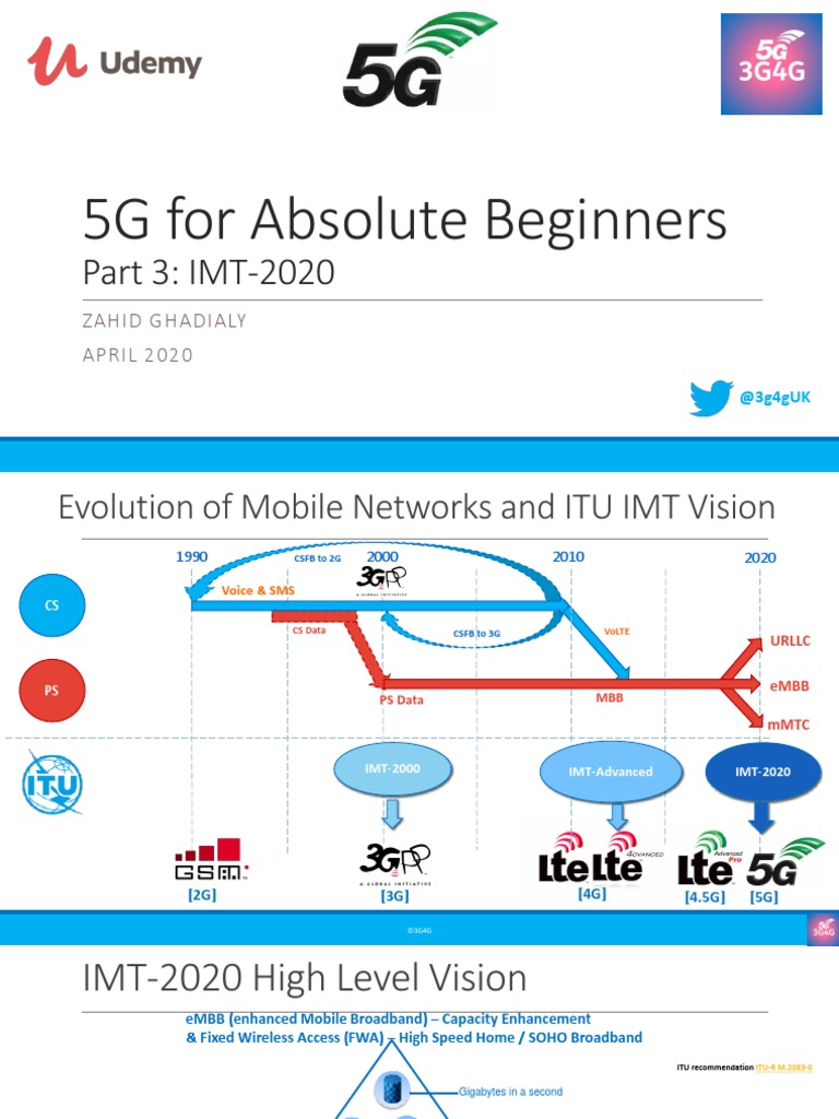 5G For Absolute Beginners: Part 3: IMT-2020 | PDF | 4 G | 3 G