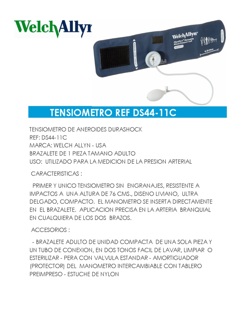 Tensiometro Welch Allyn Ds44-11 Collection Sale | www.pinnaxis.com