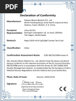 Example of EU Declaration of Conformity (DoC) Adopted by EMC ADCO | PDF ...
