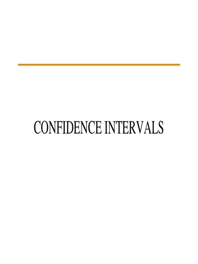 10 Confidence | PDF | Confidence Interval | Statistics