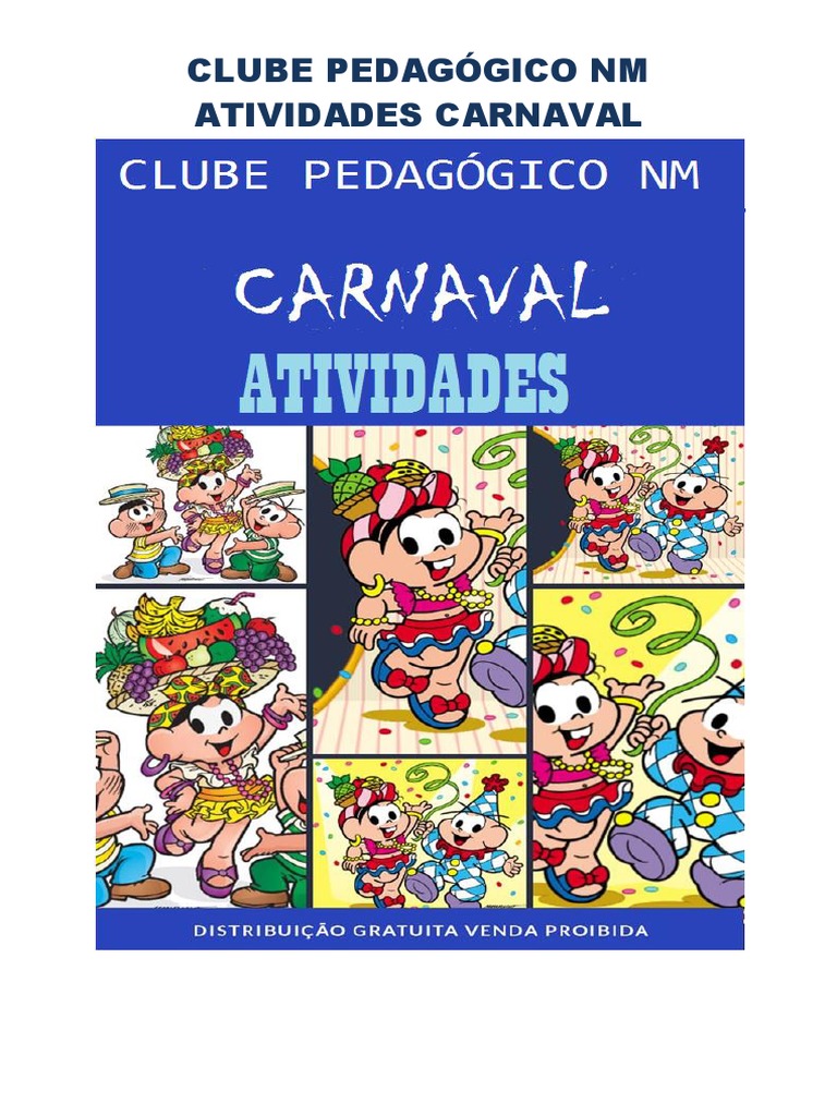 Atividades Carnaval | PDF | Carnaval | Festivais (incluindo Carnaval)