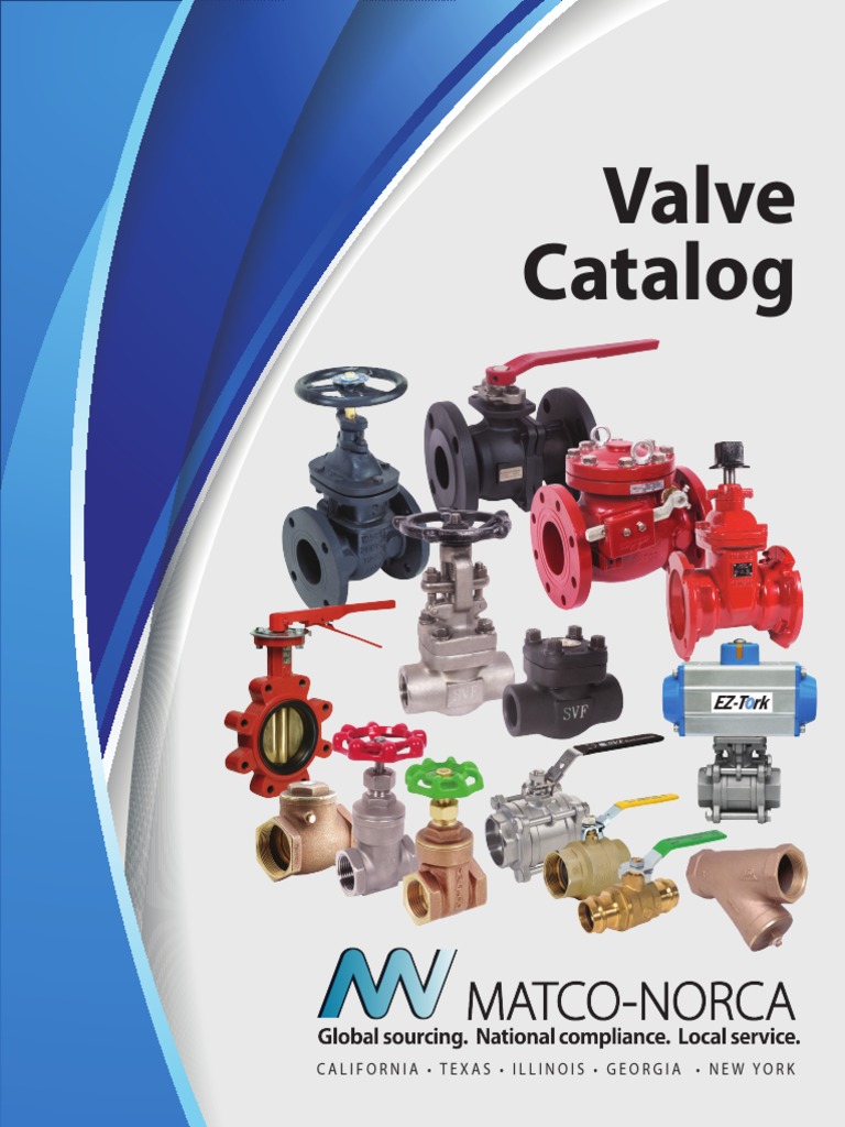 Valve Catalog: California - Texas - Illinois - Georgia - New York | PDF ...