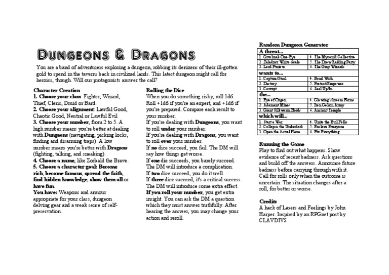 Random Dungeon Generator: A Quick-Start Guide for Generating a Dungeons ...