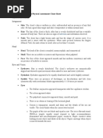 Nursing Assessment Documentation Guide | PDF | Neck | Pulse