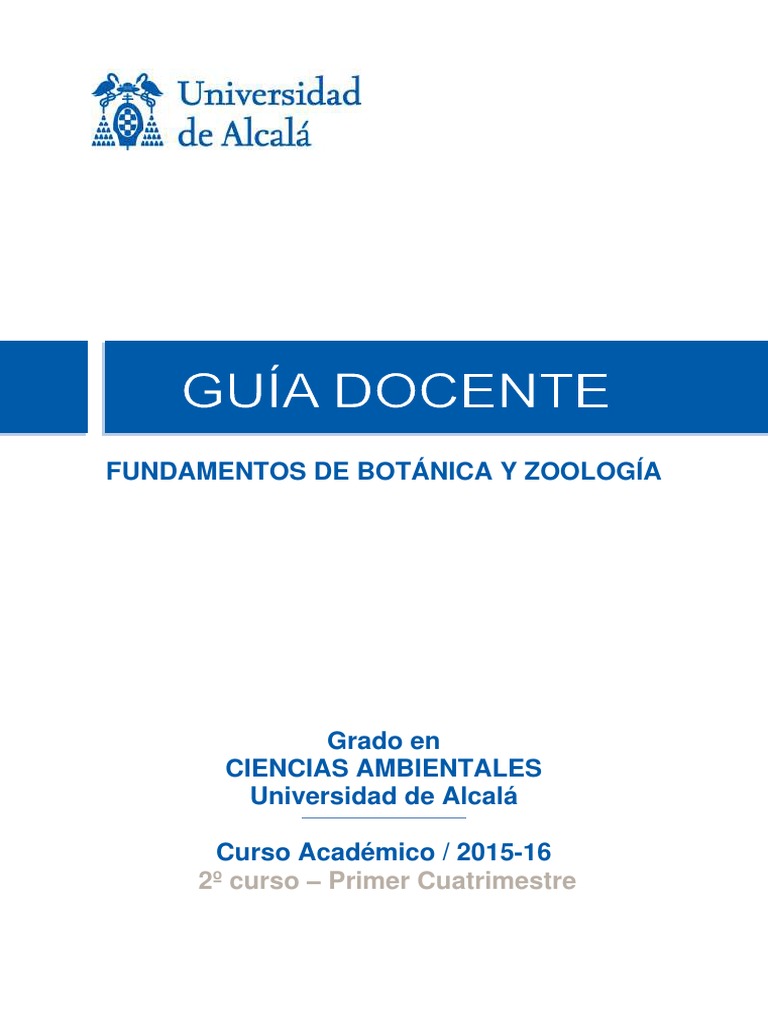 Fundamentos de Botánica y Zoología | PDF | Plantas | Botánica