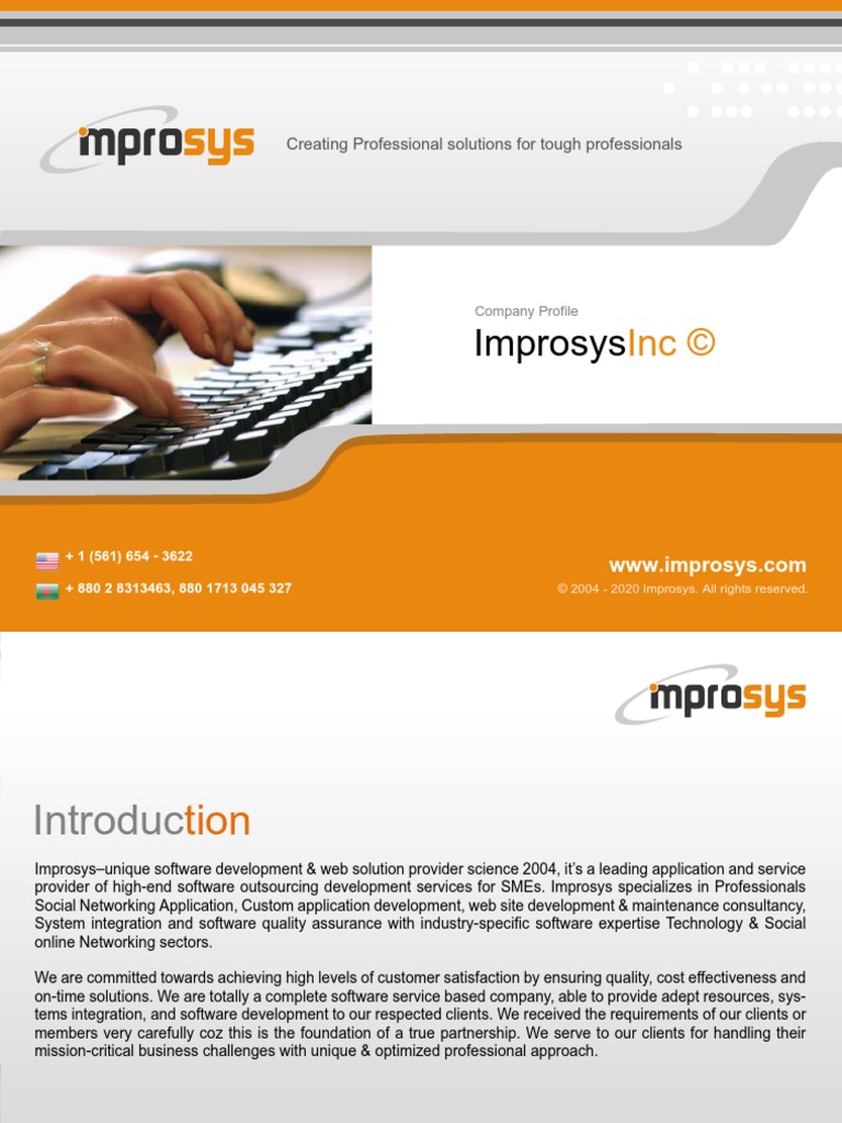Improsys: Creating Professional Solutions For Tough Professionals | PDF | Ajax (Programming ...