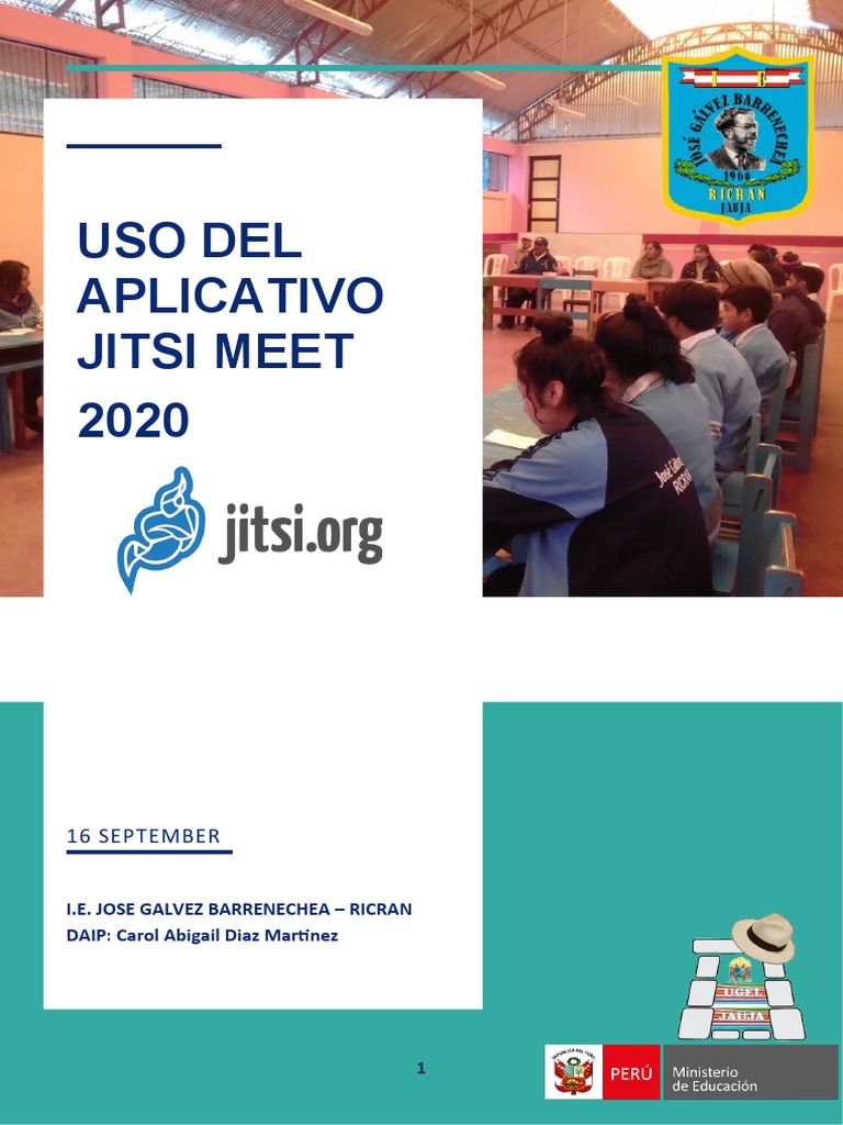 Jitsi Meet | PDF | Videotelefonía | Tecnología de medios