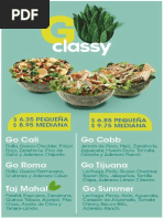 Menú del Restaurante Onze Panamá | PDF | ensalada | pesto