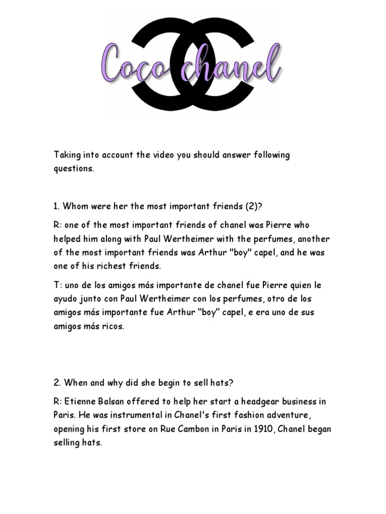 Coco Chanel PDF | PDF | Moda | Ropa