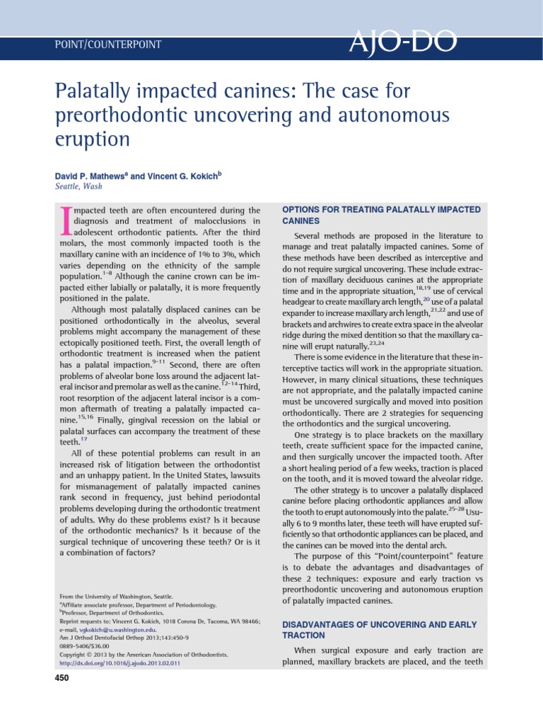 Mathews 2013 | PDF | Human Tooth | Periodontology