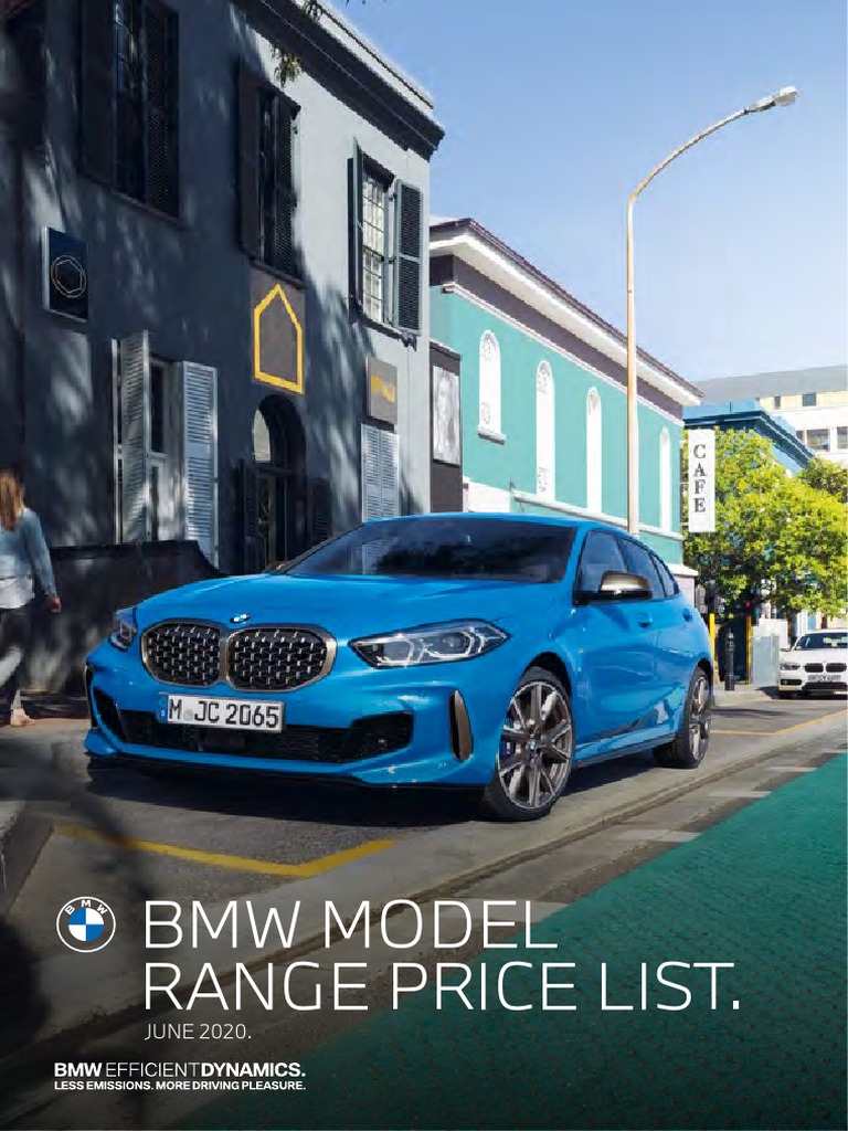 BMW Model Range Price List.: JUNE 2020 | PDF | Fuel Economy In ...