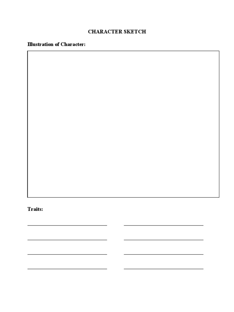 Character Sketch | PDF