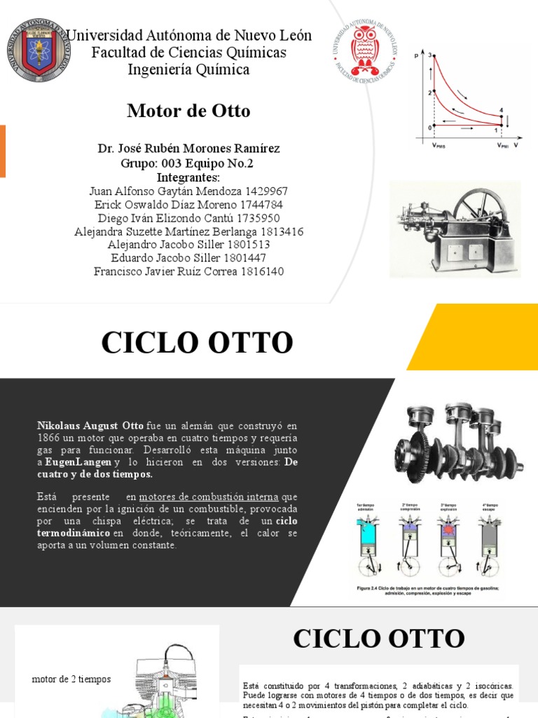 Ciclo de Otto | PDF | Motor de combustión interna | Pistón