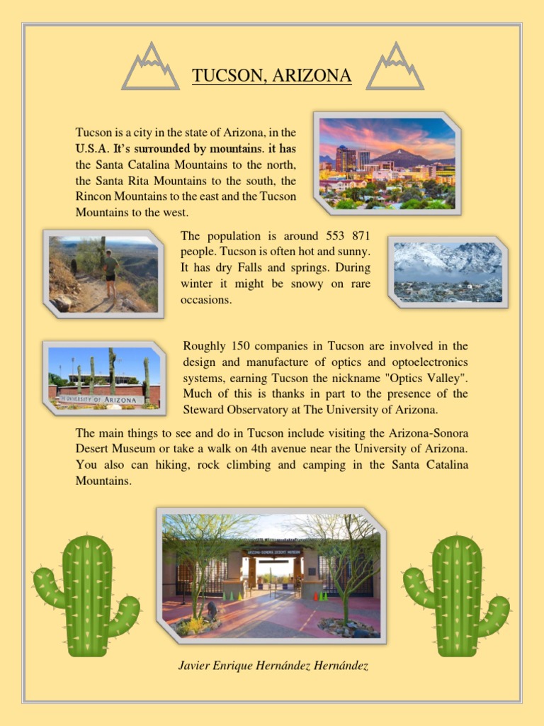 Tucson, Arizona: Javier Enrique Hernández Hernández | PDF